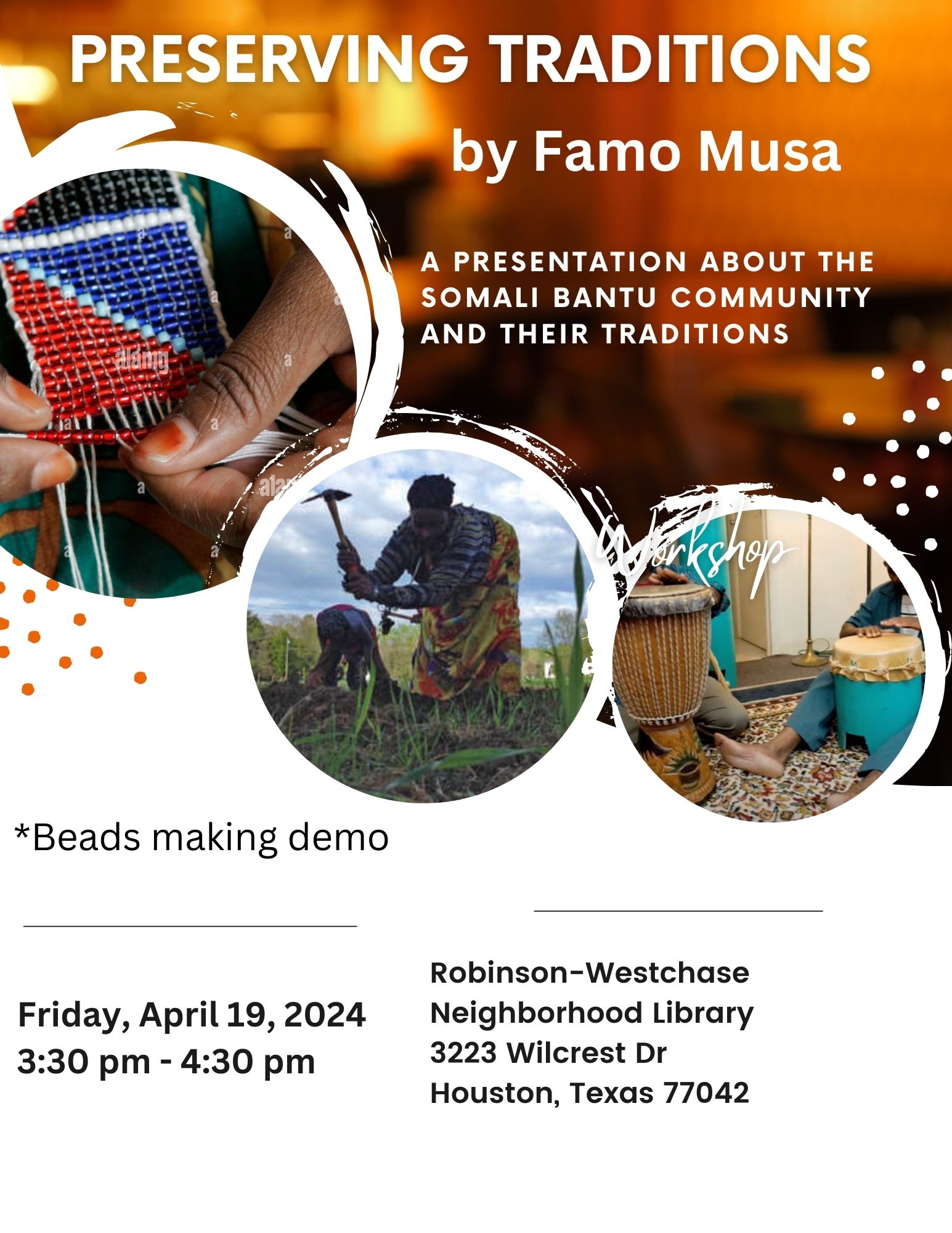 April Community Workshops – Texas Folklife